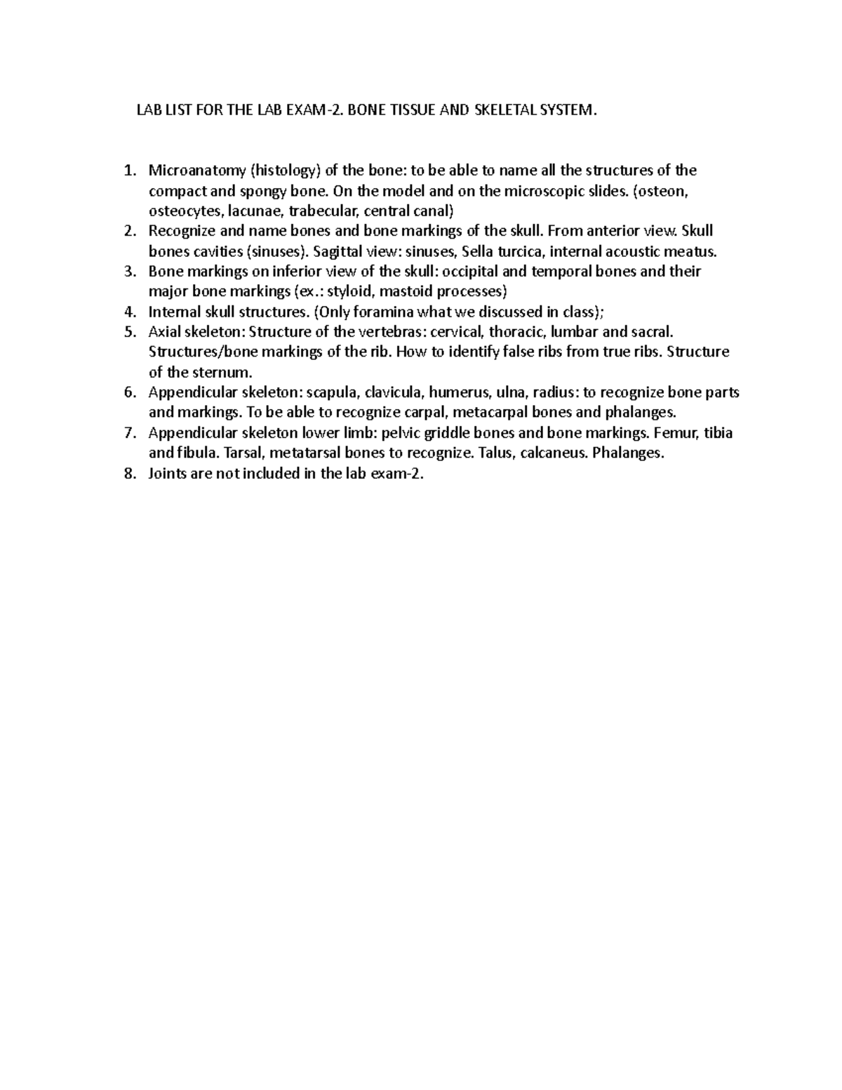 LAB LIST. LAB EXAM-2 - lab assignment - LAB LIST FOR THE LAB EXAM-2 ...