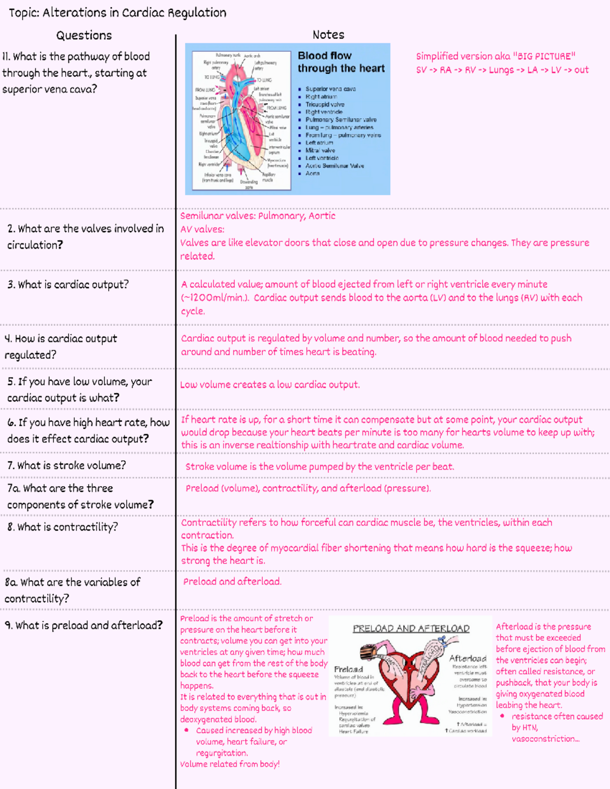 Pathophysiology Notes (Letter) - NURS 3010 - Studocu