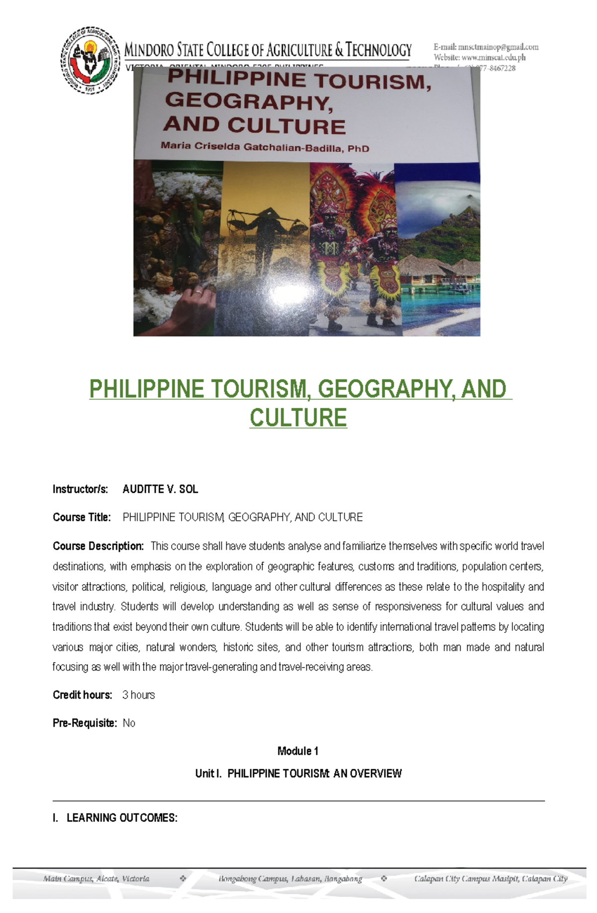 Pdfcoffee.com philippine-tourism-geography-and-culture-pdf-free - PHILIPPINE TOURISM, GEOGRAPHY ...
