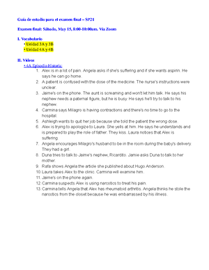 Medical Spanish Vitals Workshop - MEDICAL SPANISH VITALS CLASS Clase de ...