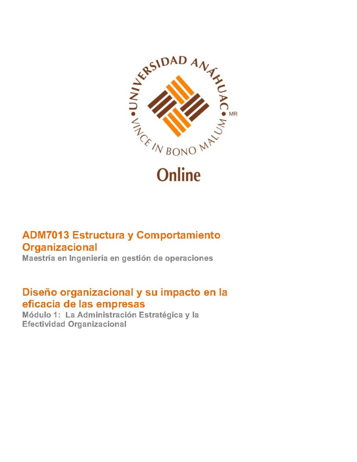 Tarea 2 Diseño organizacional y su impacto en la eficacia de las ...