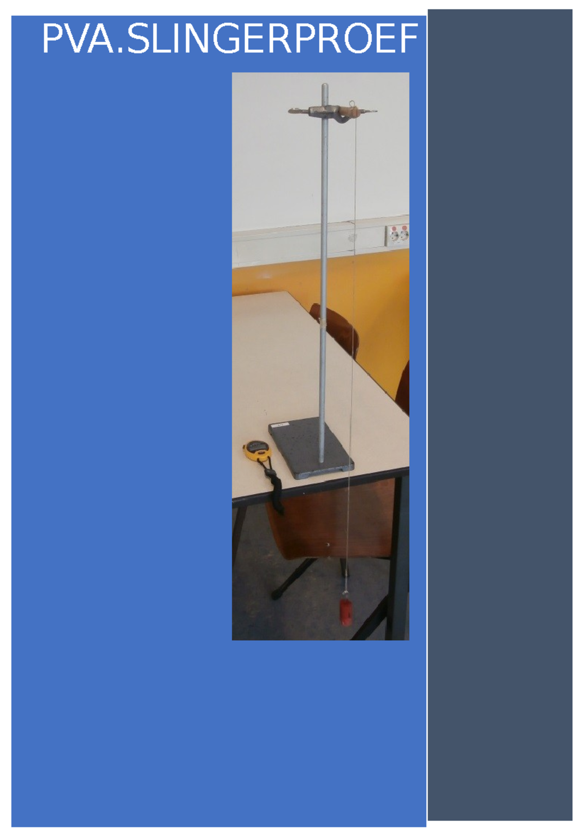 .pva.slingerproef - slingerproef met cijfer 6,9 - PVA Inhoudsopgave ...