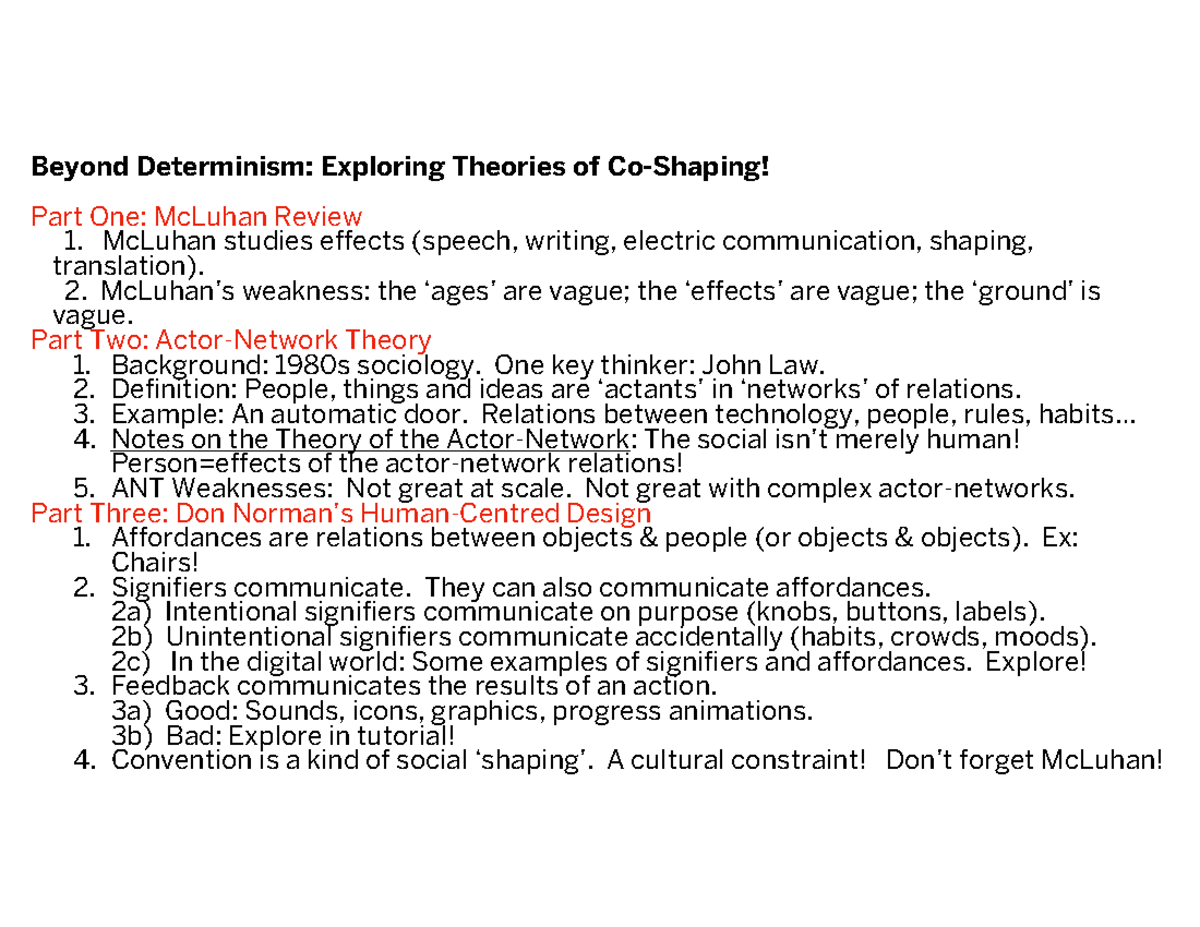 MIT slide 04 - Notes for lecture 04. - Beyond Determinism: Exploring ...