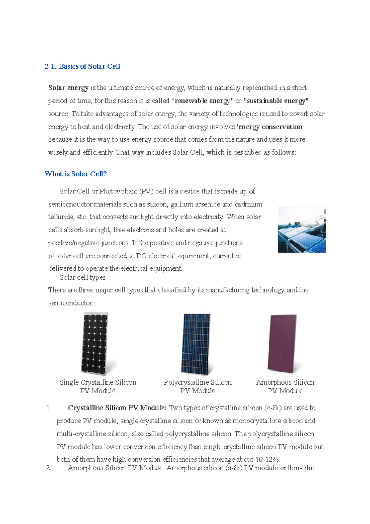 Basics of MPPT Solar Charge Controllers - 2-1. Basics of Solar Cell ...