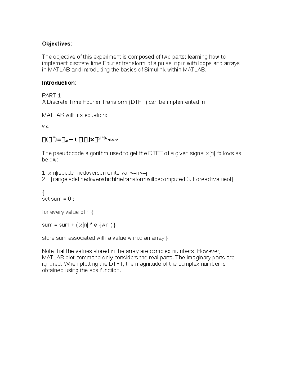 ELEC342 LAB3 - lab report - Objectives: The objective of this ...