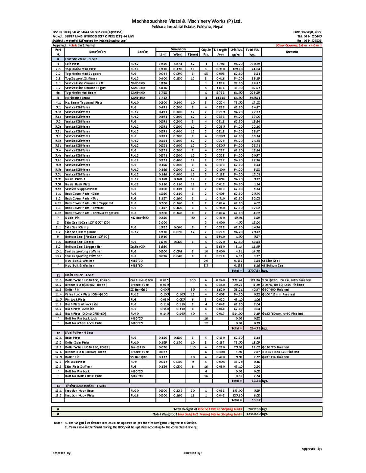 Bo Q-3MW-SM44-SB-302.2-00 (Intake Stoplog Leaf)( Updated) - Doc ID ...
