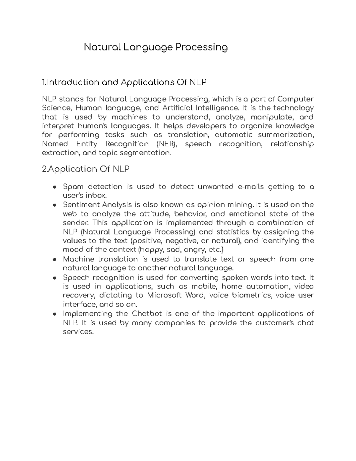 NLP Unit-01 - This document is related to NLP subject for MSC CS SEM 2 ...