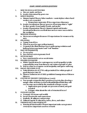 Chapter 8 Social Stratification - Understand the beliefs and practices ...