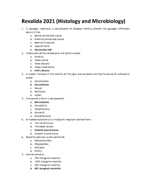 Revalida 2021 (Anatomy & Physiology) Final - Revalida 2021 (Anatomy ...