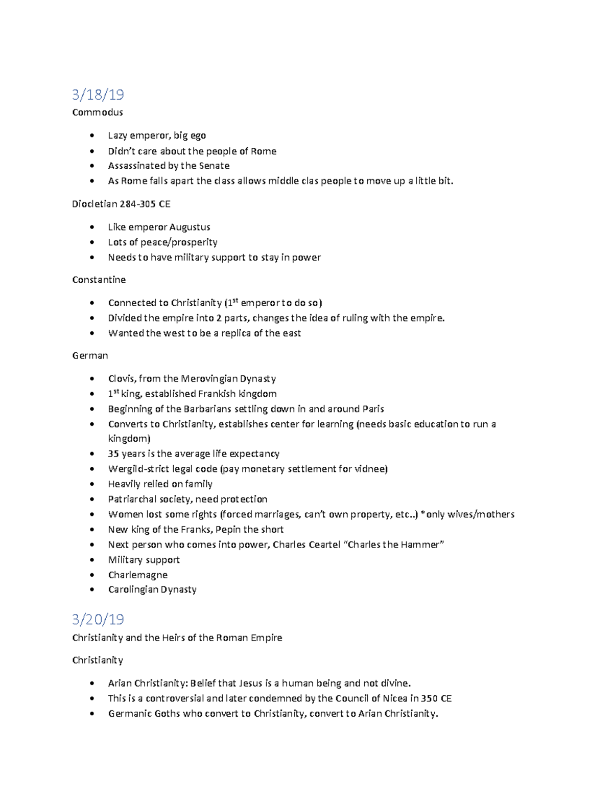 History 105 Test 3 - Lecture notes for test 3 - Warning: TT: undefined ...