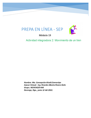 Alcala Zamarripa Ma - Ensayo modulo 16 - PREPA EN LÍNEA – SEP Módulo 21 ...