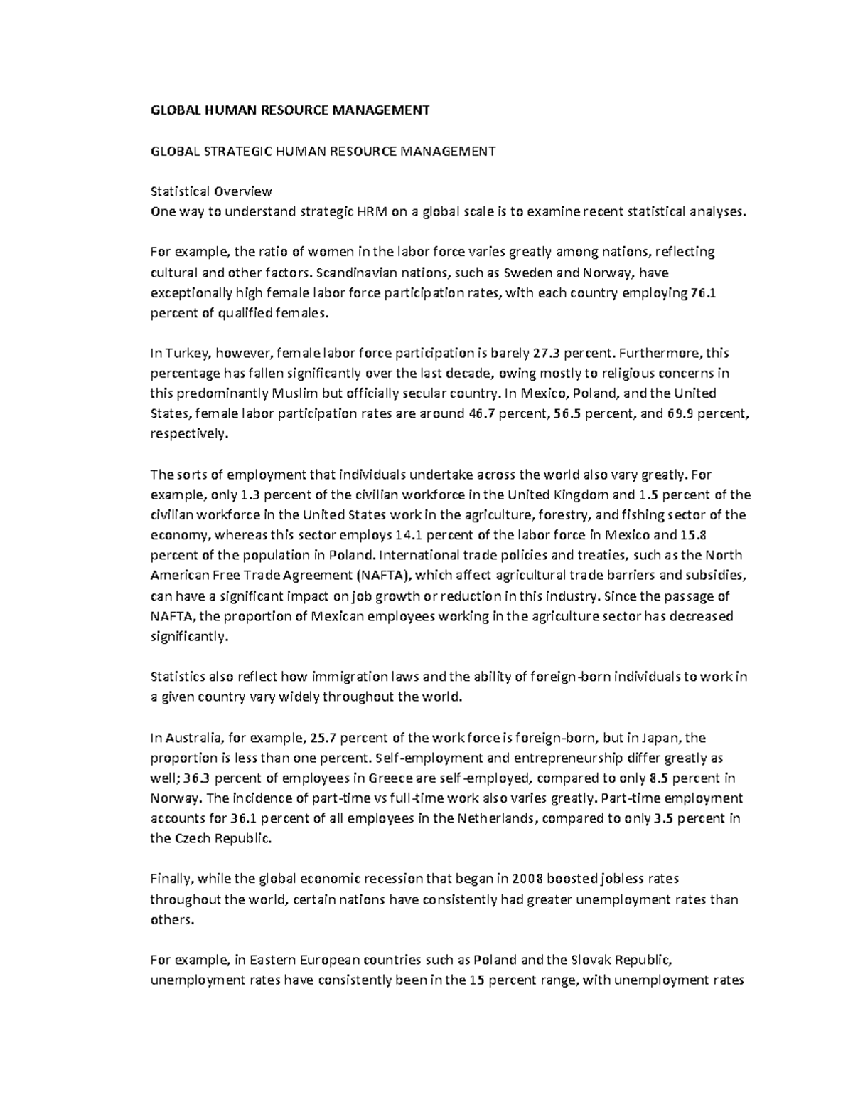 Global Human Resource Management - 9 2020-2021 - GLOBAL HUMAN RESOURCE ...