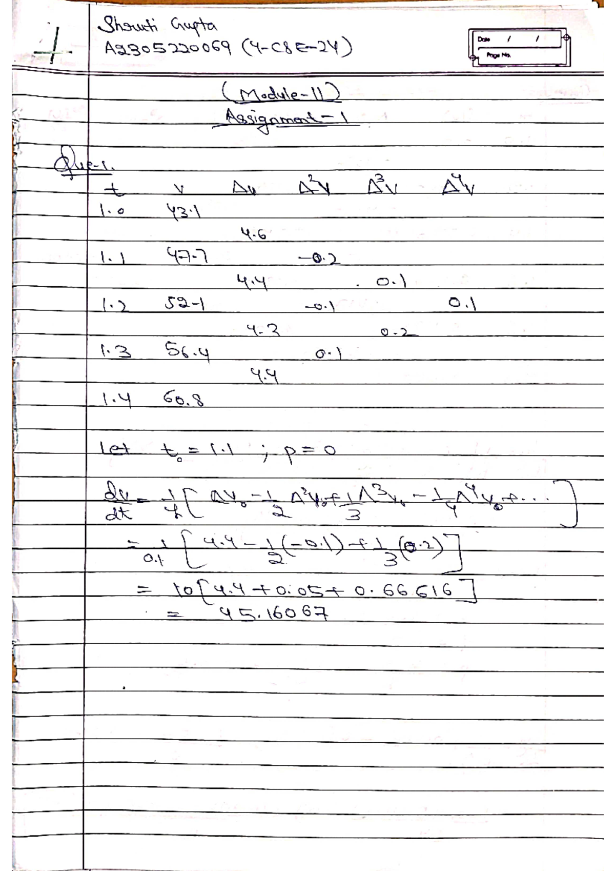 AM (Assignment Mod-2) - Nice - B.tech - Studocu