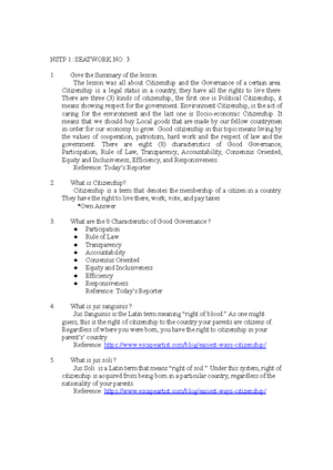AS-NAT-12 - Sample - National Service Training Program 11 - Studocu