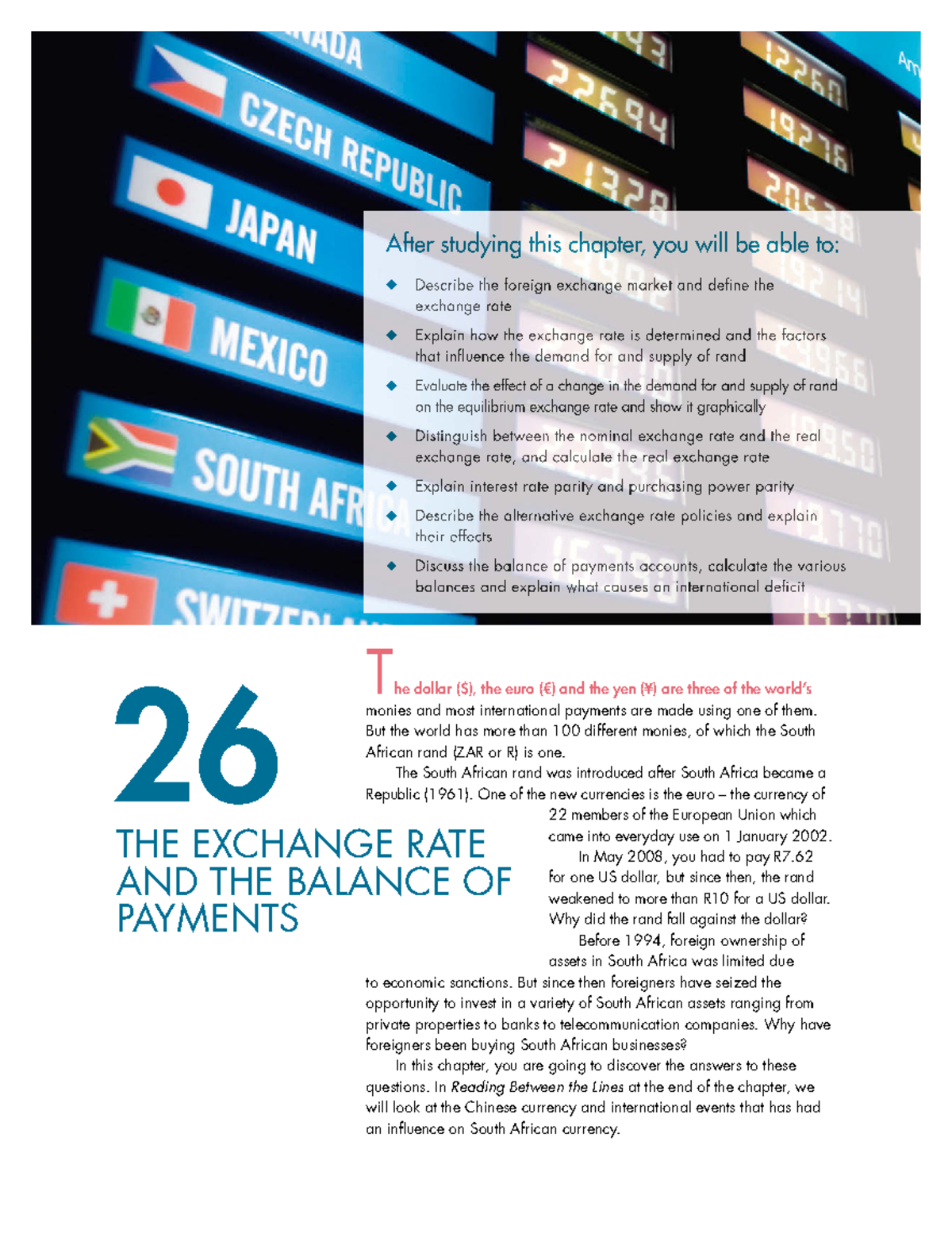 The Exchange Rate and the Balance of Payments Parkin 26 2nd Ed updated ...