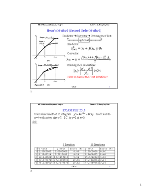 Lec3-4 - Flowcharts and Coding Examples - 1 ME-328 Mechanical Engineering Analysis Instructor ...