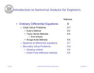 Lect 2 - Lect 2 - Introduction to Numerical Analysis for Engineers • Fundamentals of Digital ...