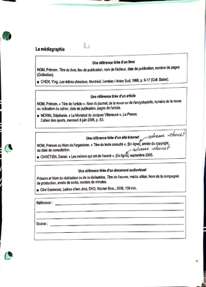 Doccument dexemples de mediagraphie - • Lamedlagraphle ILJ ...