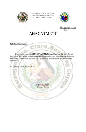 Cuyapo Barangay Profile Semestral - PROVINCE OF NUEVA ECIJA ...