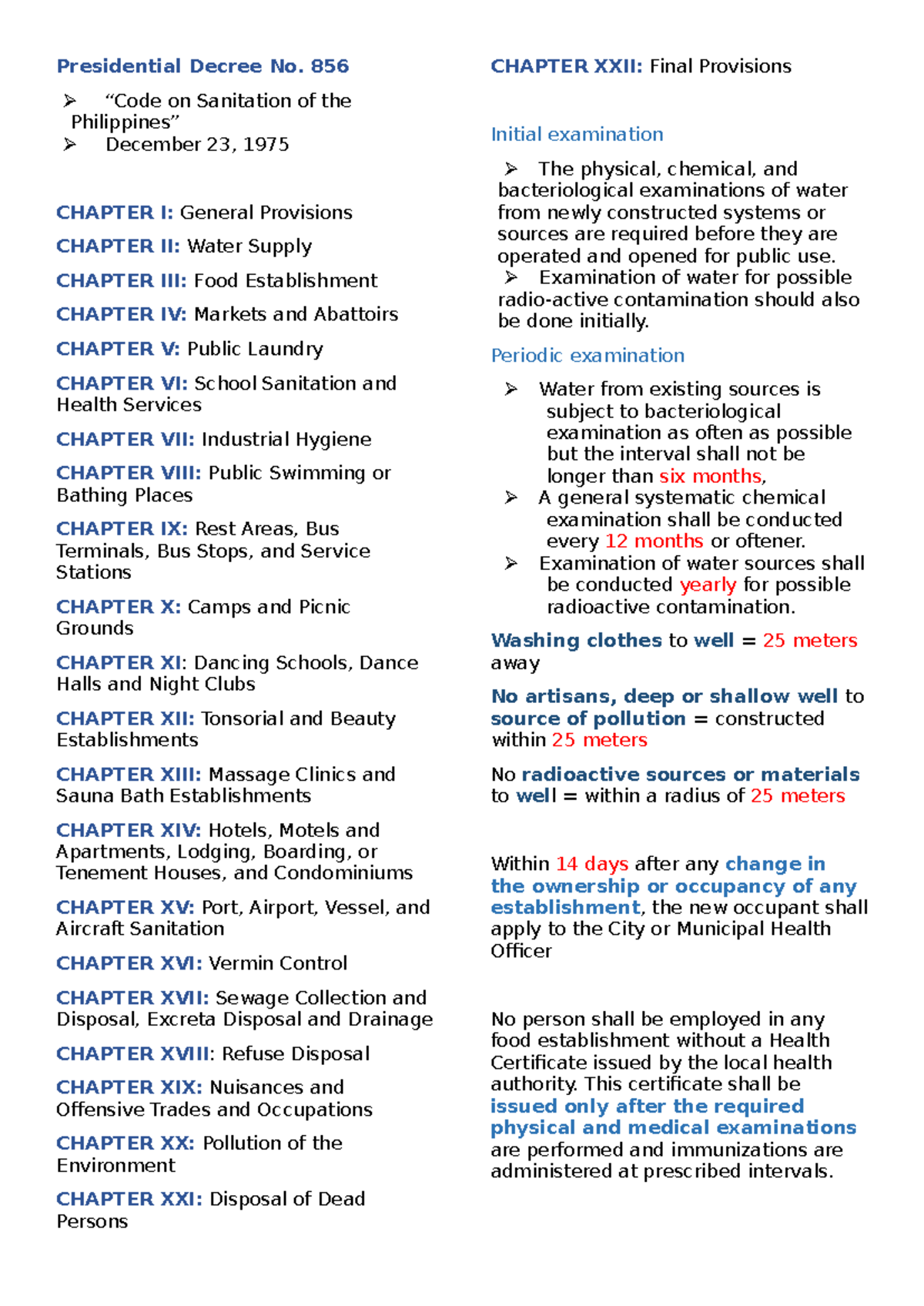 SEO reviewer - good luck - Presidential Decree No. 856 “Code on ...