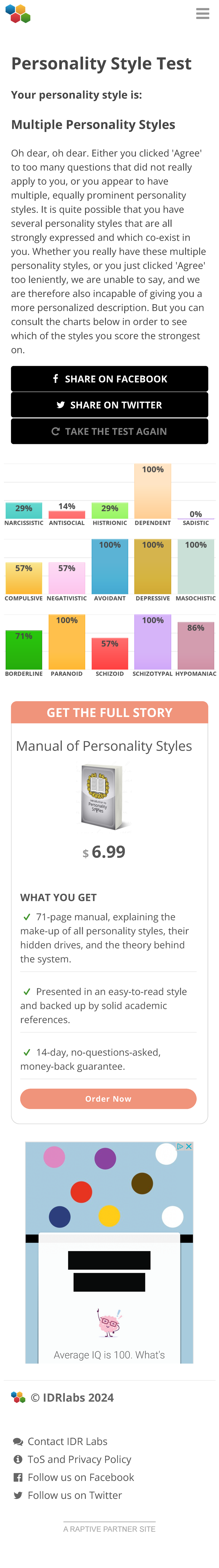 Screenshot 2024-03-17 at 1.27.59 PM - Personality Style Test Your ...