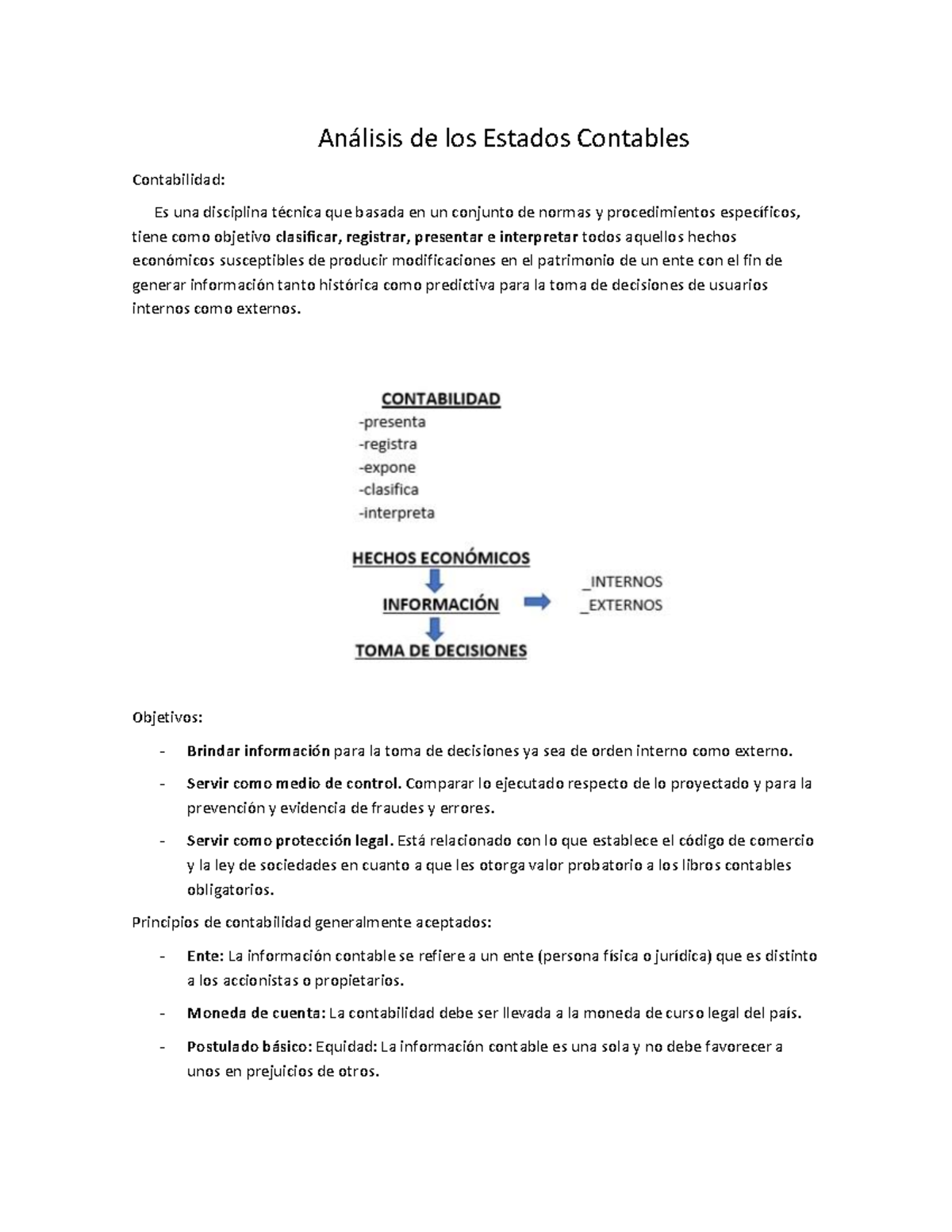 Análisis de los Estados Contables Teoría - An·lisis de los Estados Contables Contabilidad: Es ...