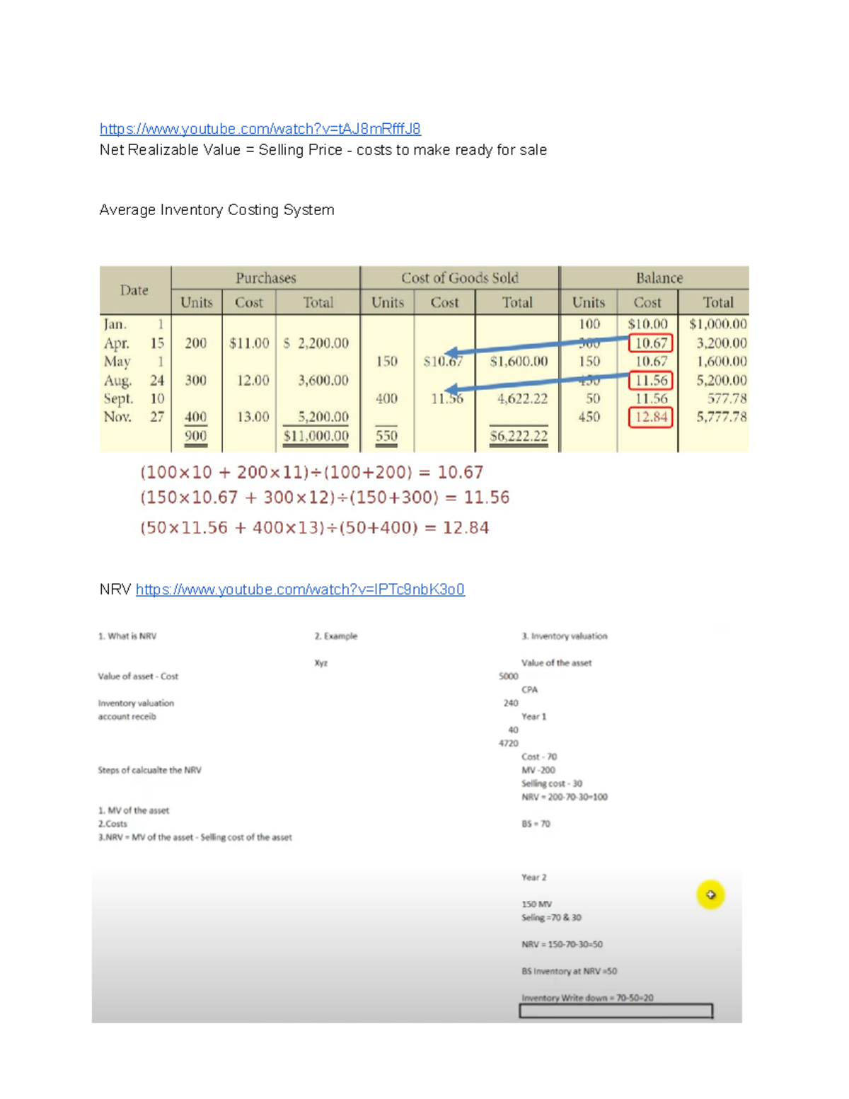 ADM1340 Full Exam Review - youtube/watch?v=tAJ8mRfffJ Net Realizable ...
