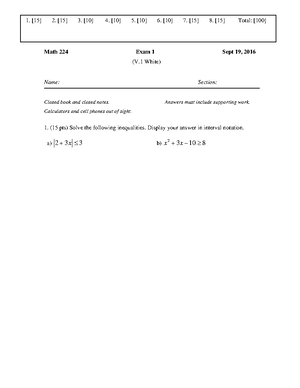 Math 225 Final Examination Fall 2015 - Math 225 Final Examination Fall ...