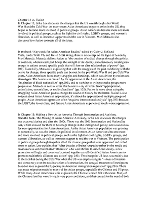 Chapter 10 Notes - For Truc HaMai's ASAM 100 class - Chapter 10 ...