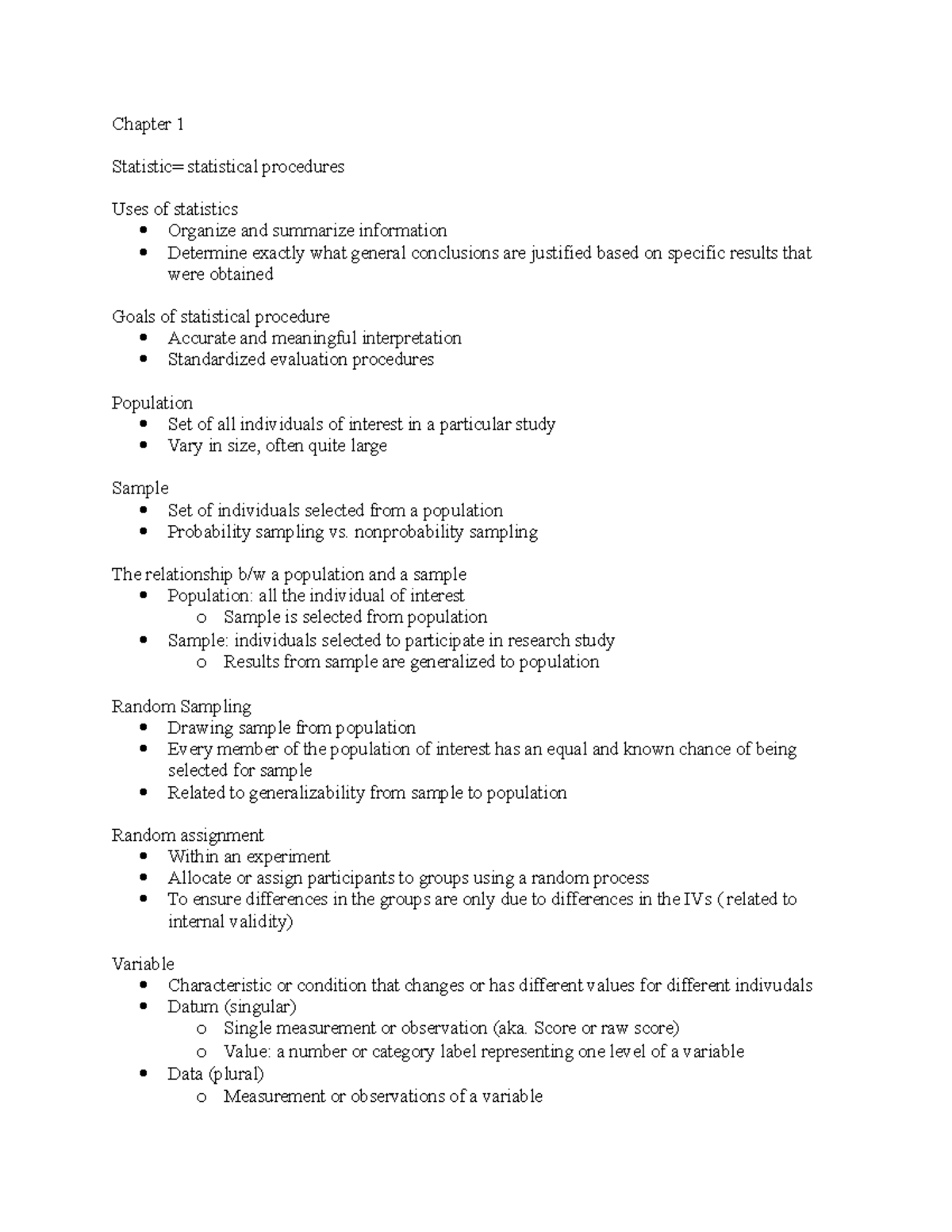 Psychology of the brain assignment 2021 questions - Chapter 1 Statistic ...