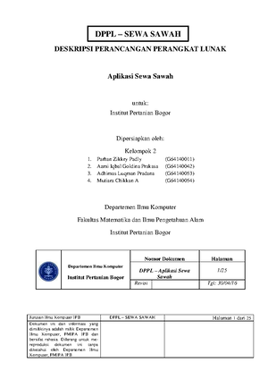 Contoh-DPPL - asdasdas - Program Studi Teknik Informatika Nama_Univ DPPL 1/ Dokumen ini dan ...