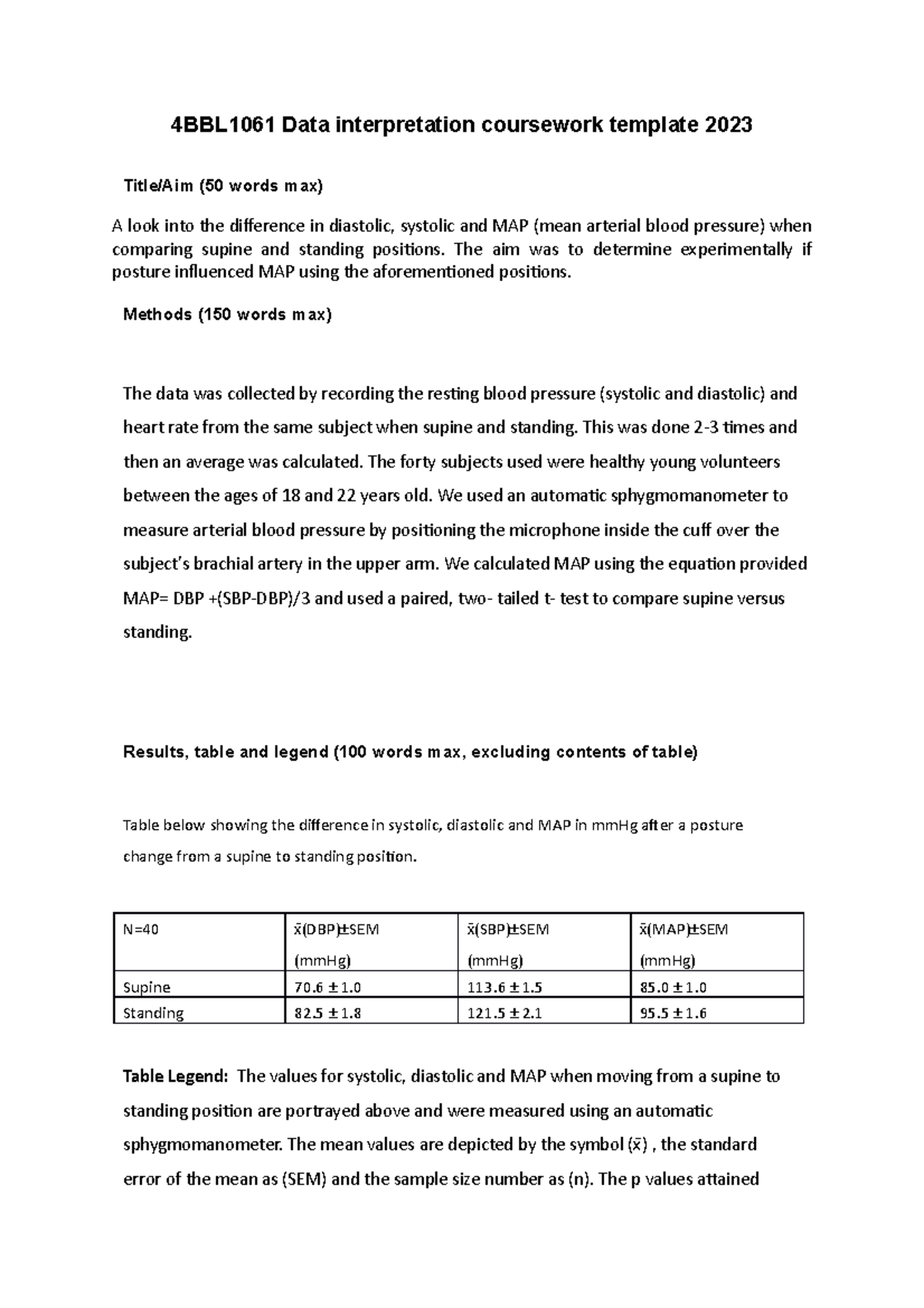 4BBL1061 Data interpretation template 2023 - 4BBL1061 Data ...