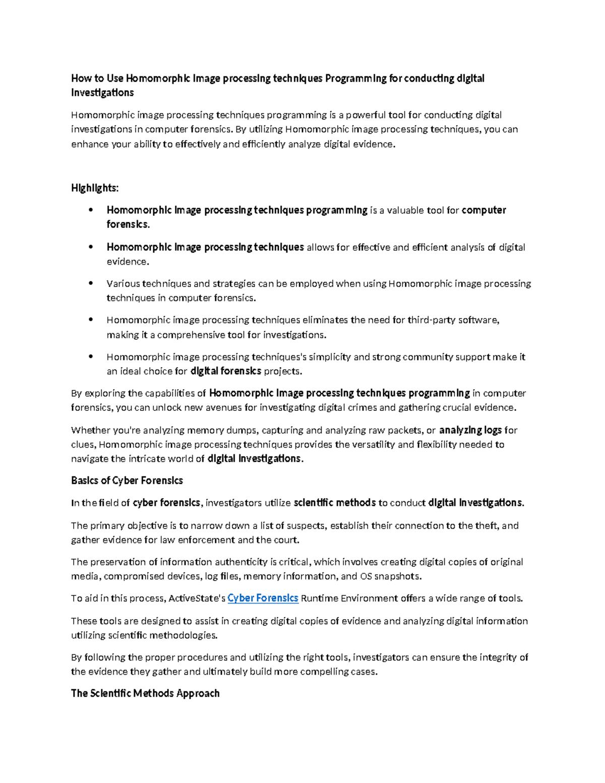 How to Use Homomorphic image processing techniques Programming for ...