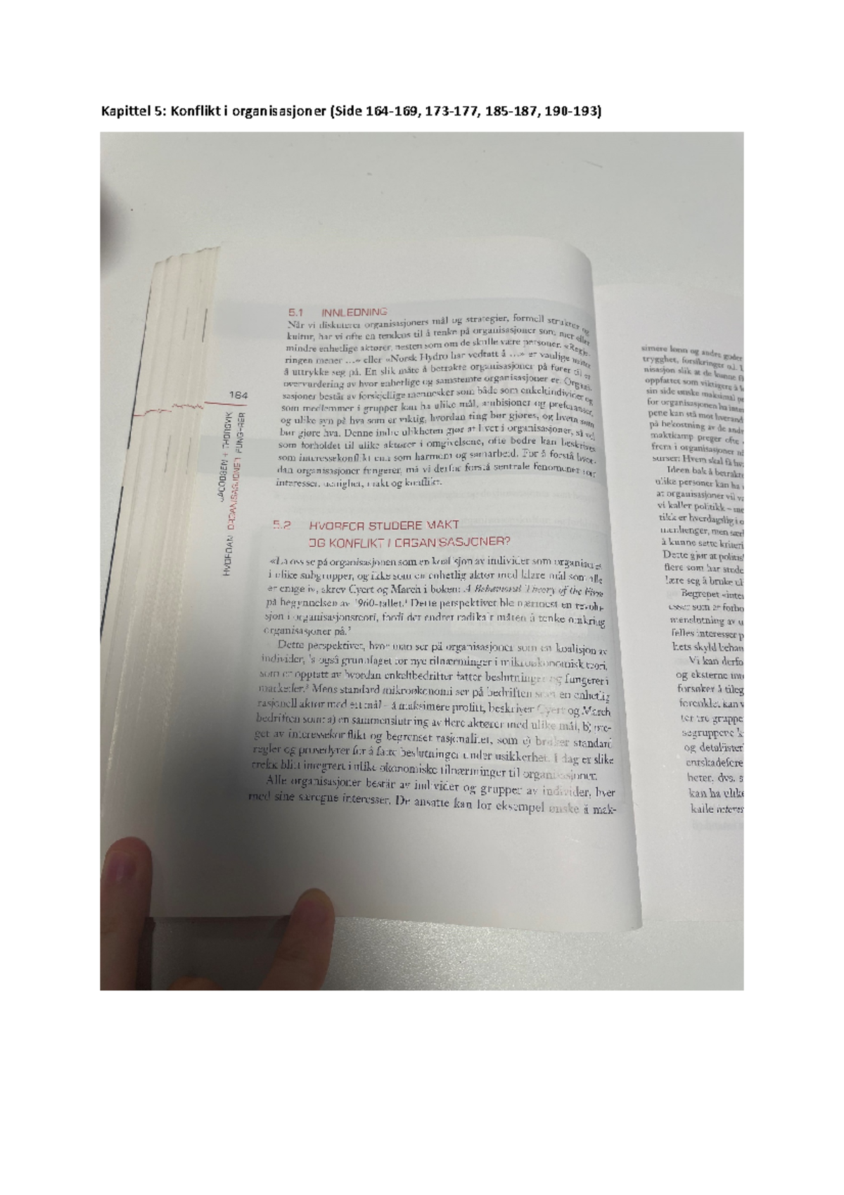 Kapittel 5- Konflikt i organisasjoner - BED-2029 - Studocu