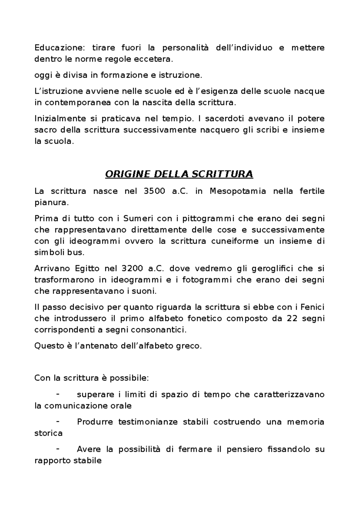 Pedagogia - Educazione: tirare fuori la personalità dell’individuo e ...