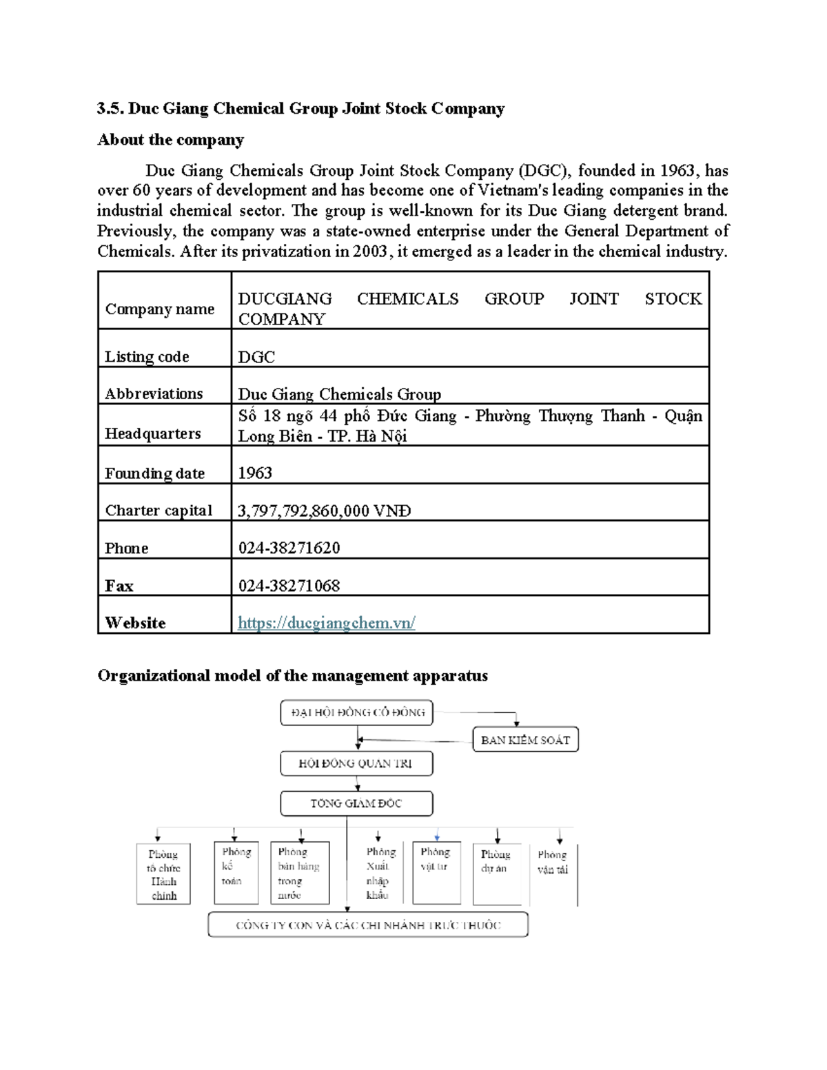 Dgc TA - âsdasf - 3 .5. Duc Giang Chemical Group Joint Stock Company ...