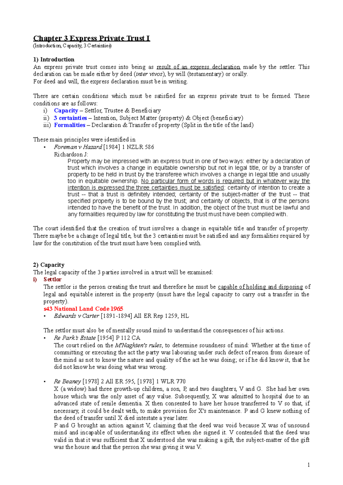 Chapter 3 Express Private Trust 1 - Chapter 3 Express Private Trust I ...