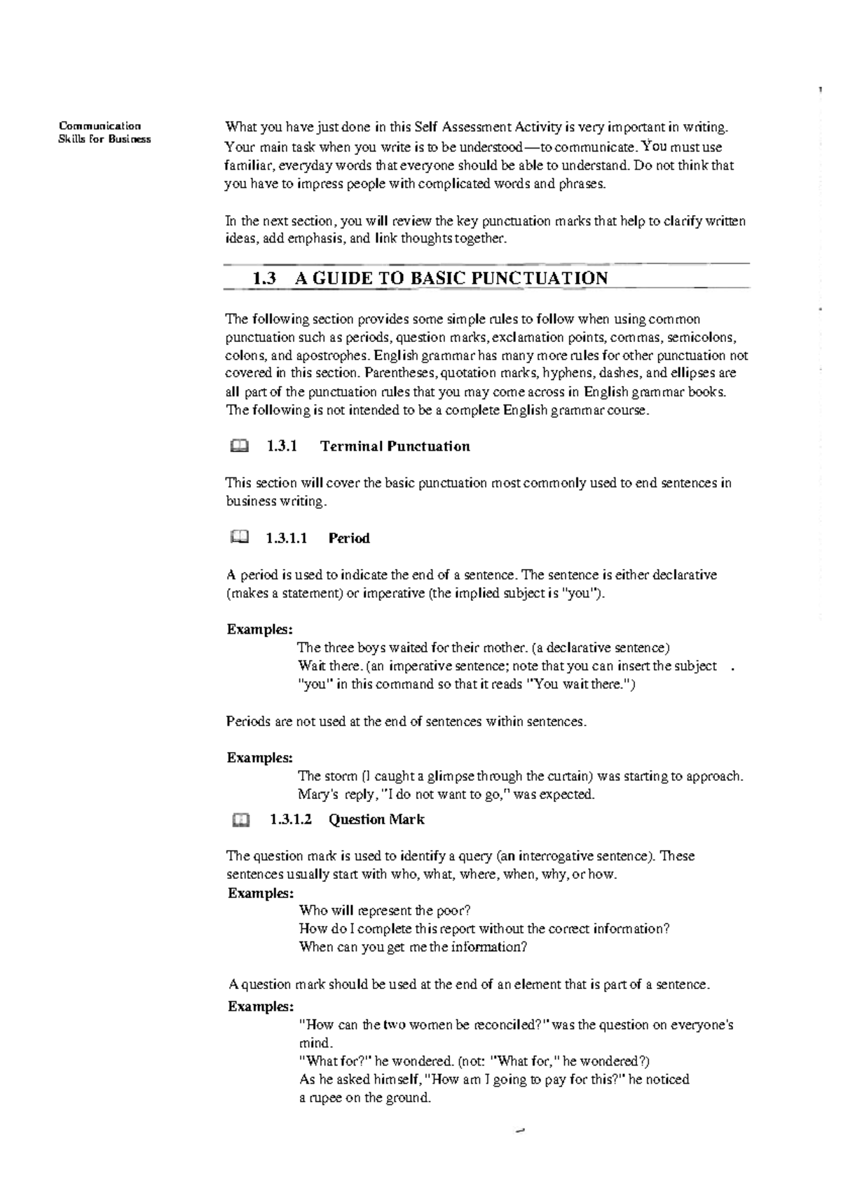Basic Grammar Skills-4 - Communication What you have just done in this ...