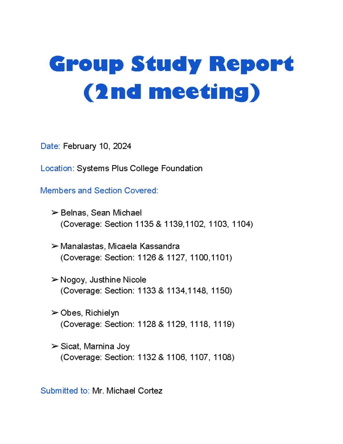 Copy-of-Group-Study-Report-2nd Meeting - Group Study Report (2nd ...