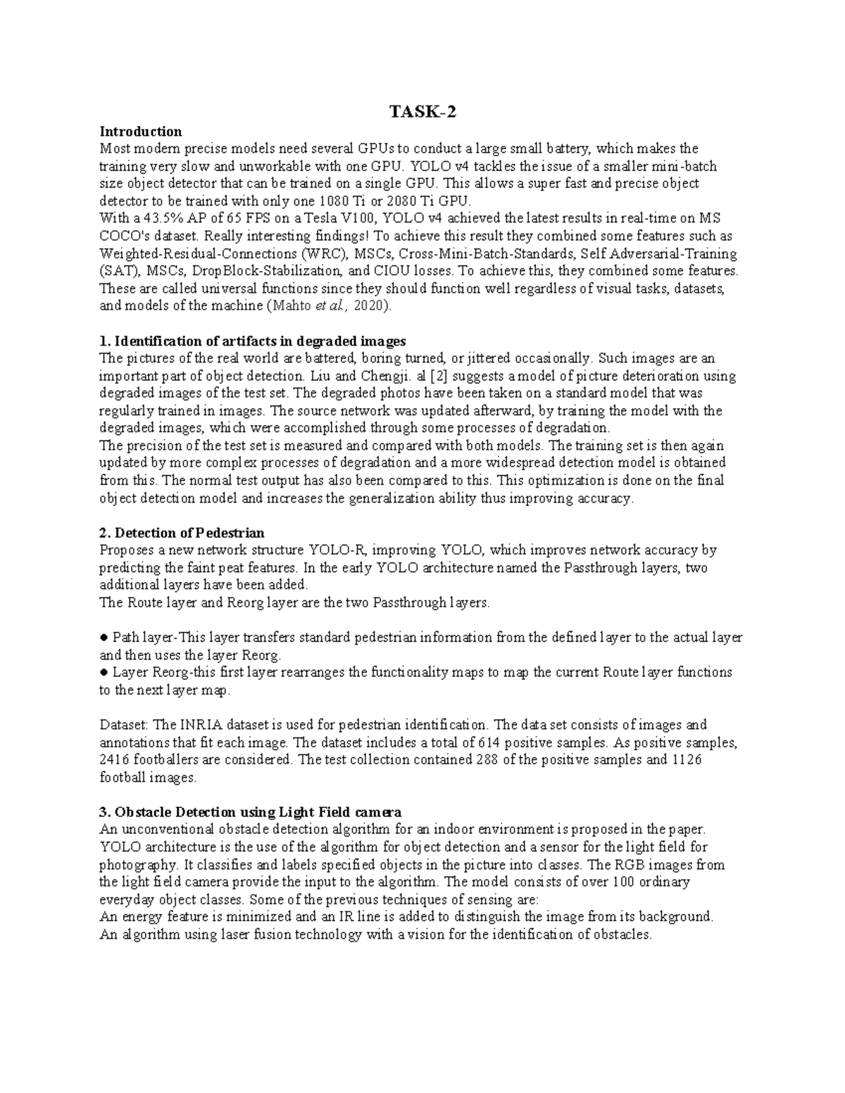 TASK2 - TASK- Introduction Most modern precise models need several GPUs to conduct a large small ...