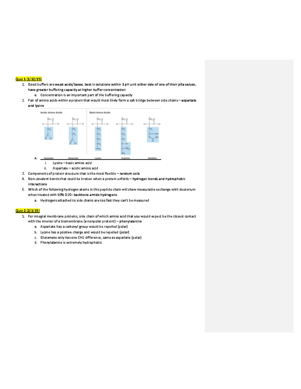 CHM333 quiz answers - Warning: TT: undefined function: 32 Quiz 1 (1/18/19) 1. Good buffers are ...