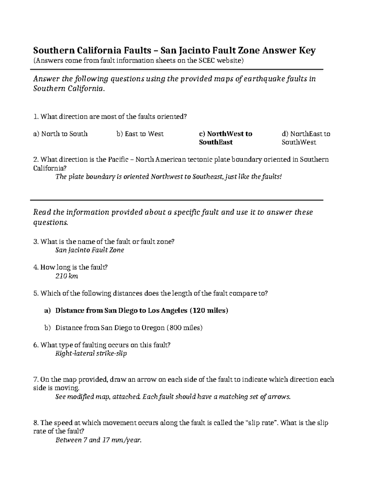 K-socalfaults 2 - Have fun - Southern California Faults – San Jacinto ...