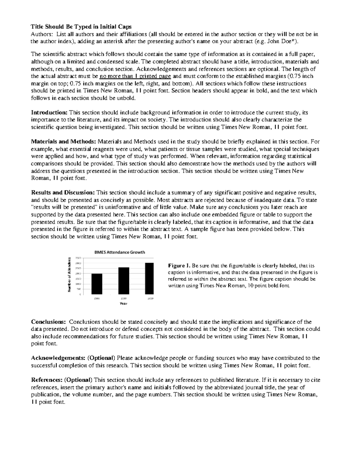 BMES Abstract Template - Figure 1. Be sure that the figure/table is ...