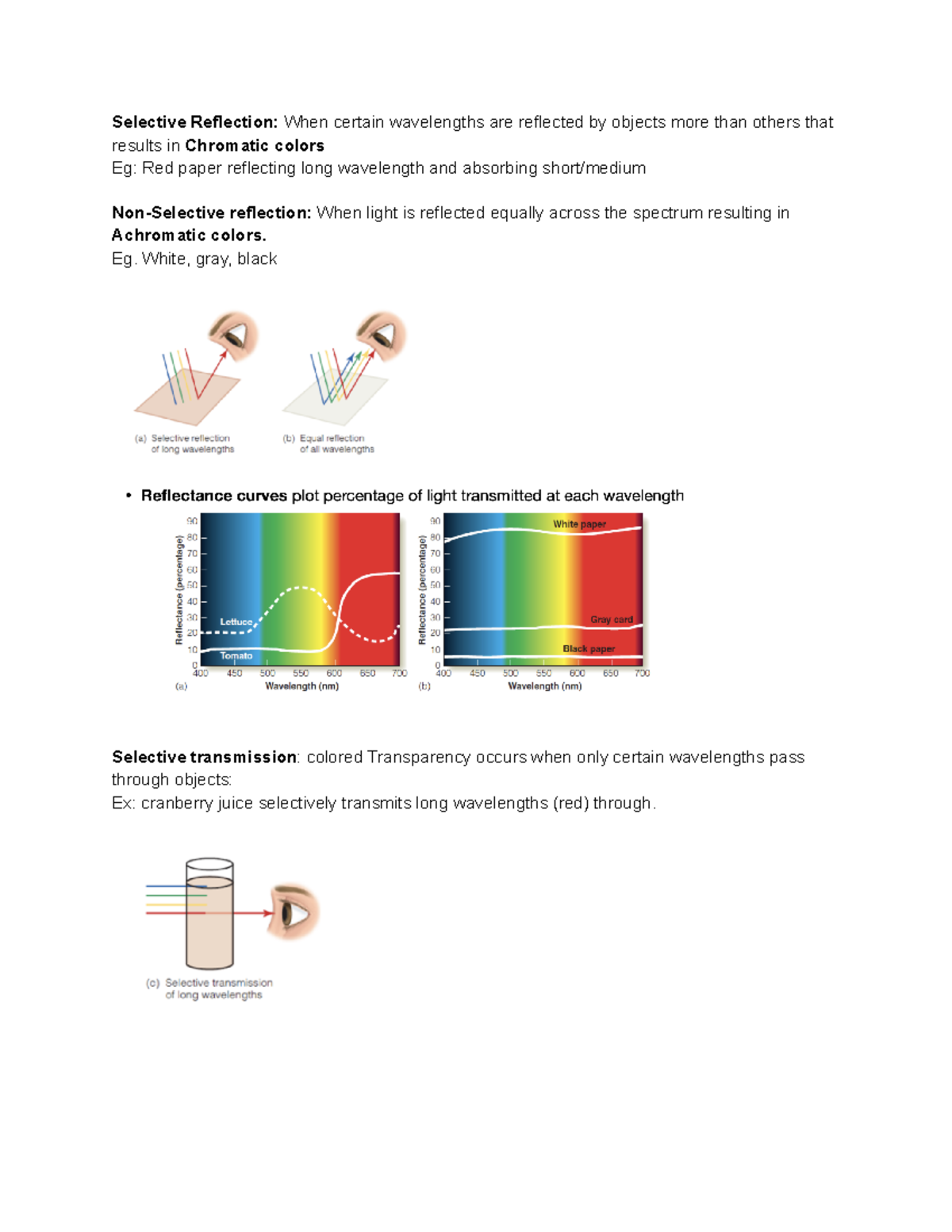 Chapter 9 - Selective Reflection: When certain wavelengths are ...