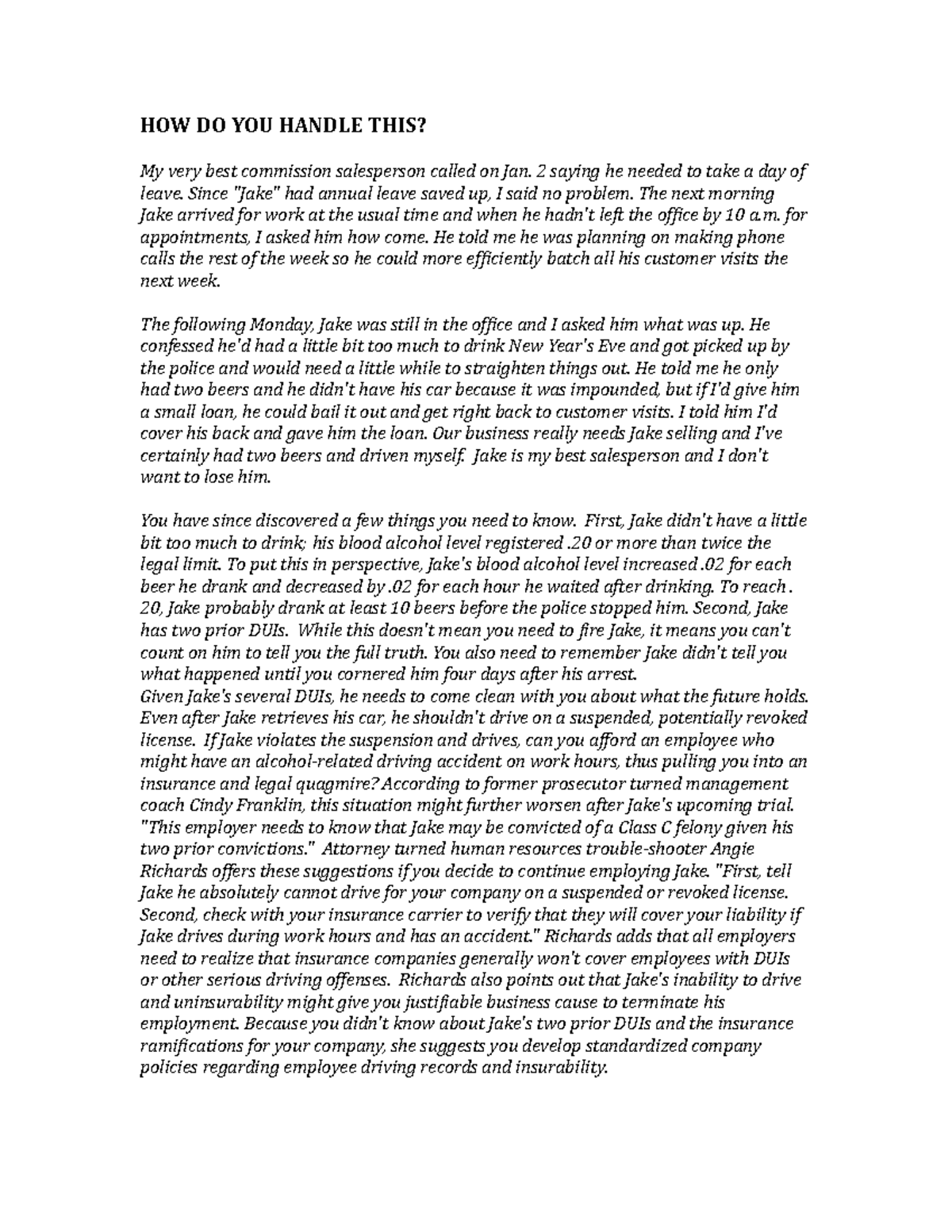 case-study-how-do-i-handle-this-how-do-you-handle-this-my-very