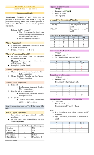 Linear Regression and Correlation Lesson 4.1 - GEC 5000 - Mathematics in the Modern World ...