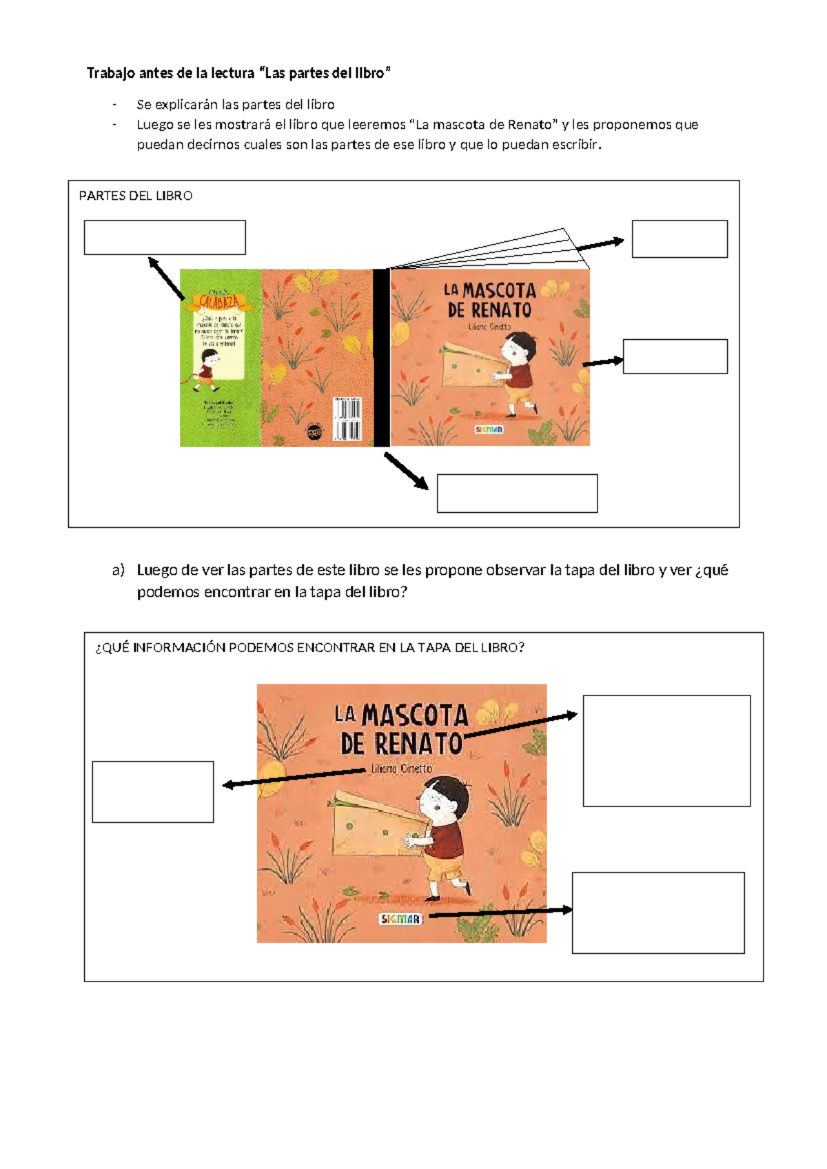 Secuencia de Prácticas del Lenguaje 2° parte - Trabajo antes de la ...