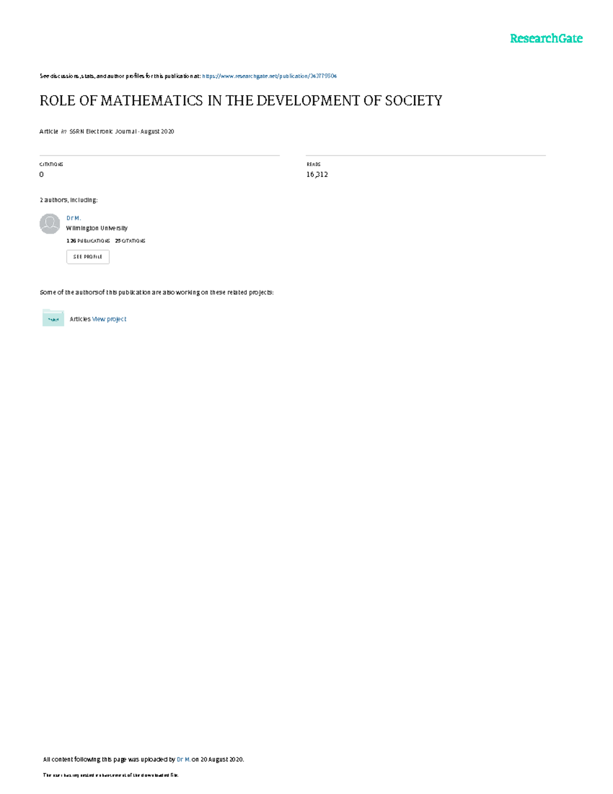 Ijrar 19S1037 It Deals With The Role Of Mathematics See Discussions ijrar-19s1037-it-deals-with-the-role-of-mathematics-see-discussions