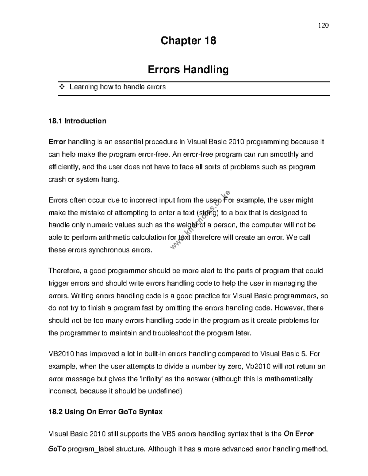 Errors-Handling - The first one is very long term and the way that the people in the community ...