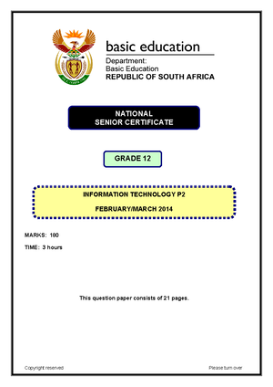 Technology Grade 9 Lesson Plans - LESSON PLAN: Technology Grade 9 Name ...